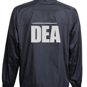 DEA Jacket, Windbreaker, Reflective Design, Drug Enforcement ...