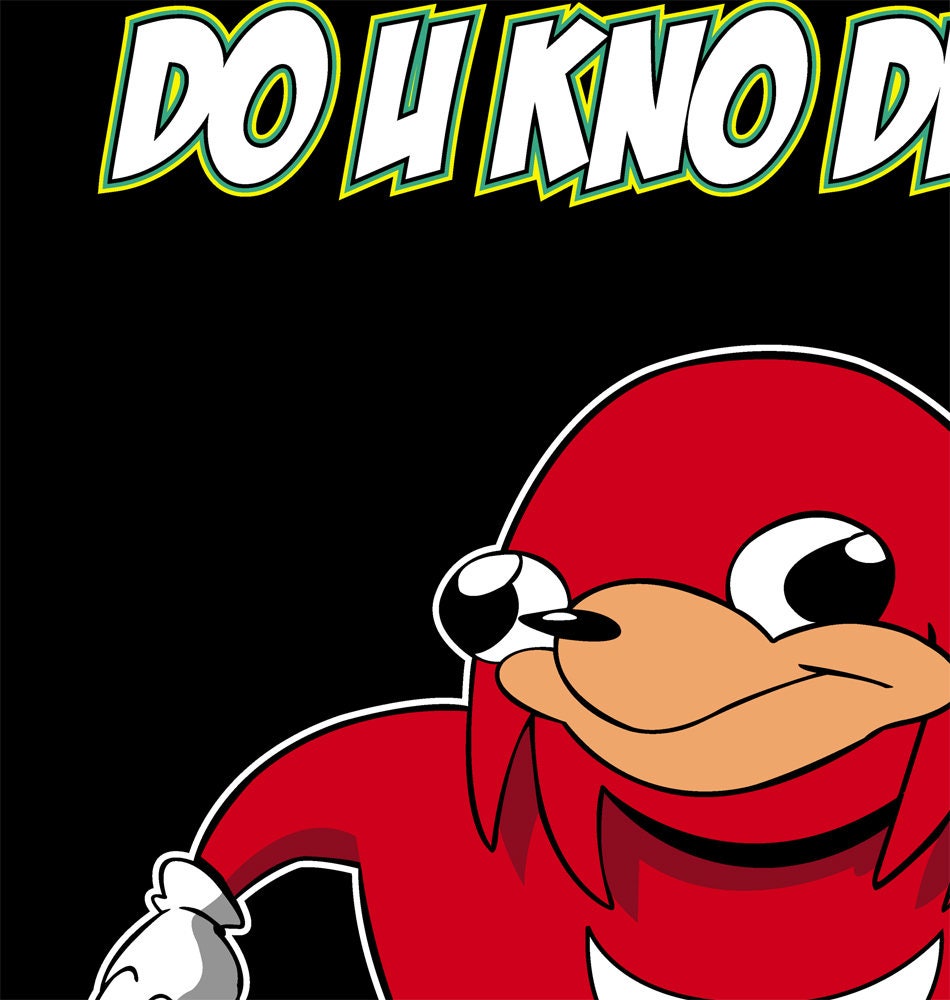 Ugandan Knuckles T-shirt Meme T-shirt Funny Shirt Do You - Etsy