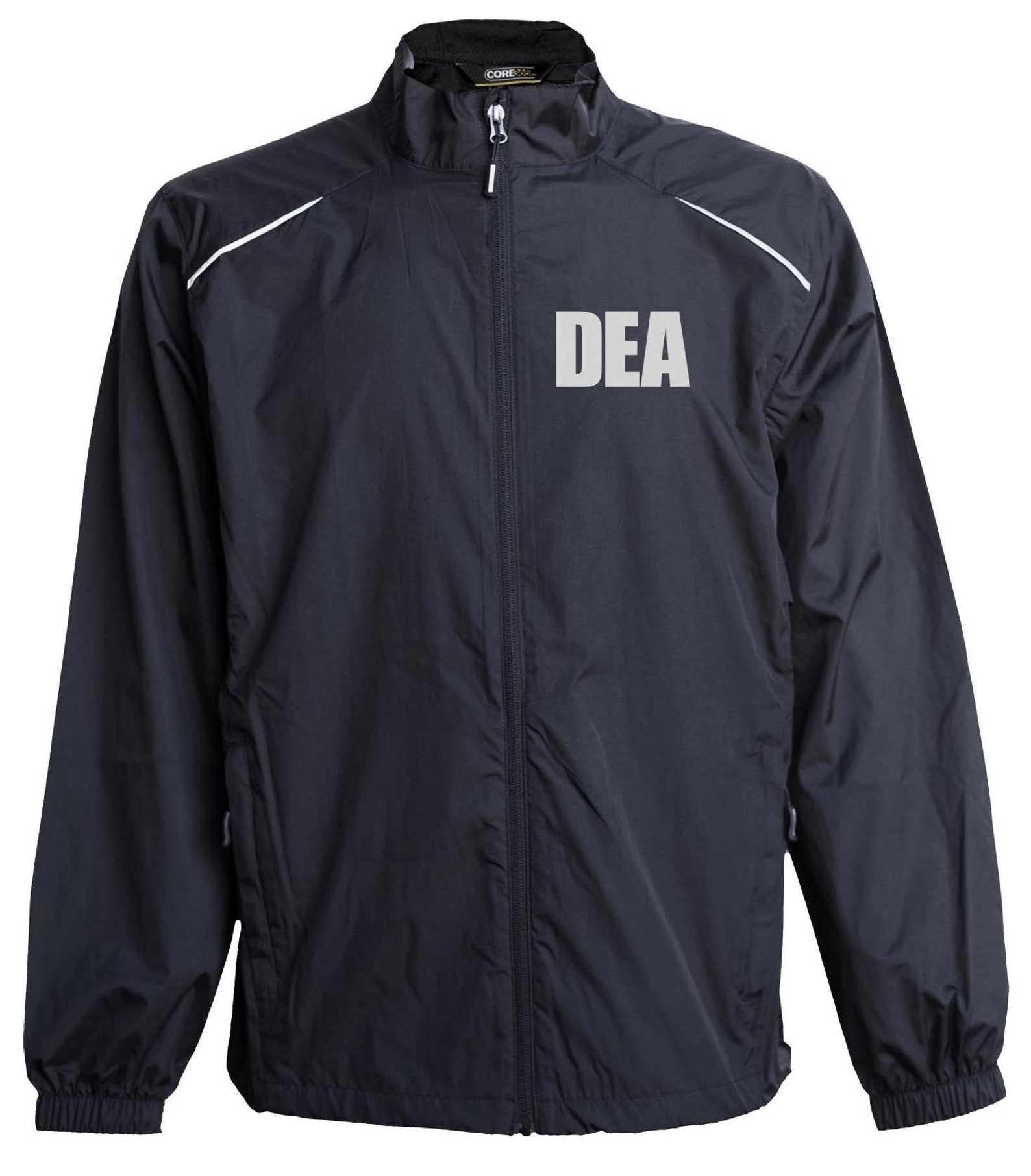 DEA Jacket Windbreaker Reflective Design Drug Enforcement - Etsy