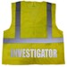 Investigator Safety Vest With REFLECTIVE Design, High Visibility Vest ...