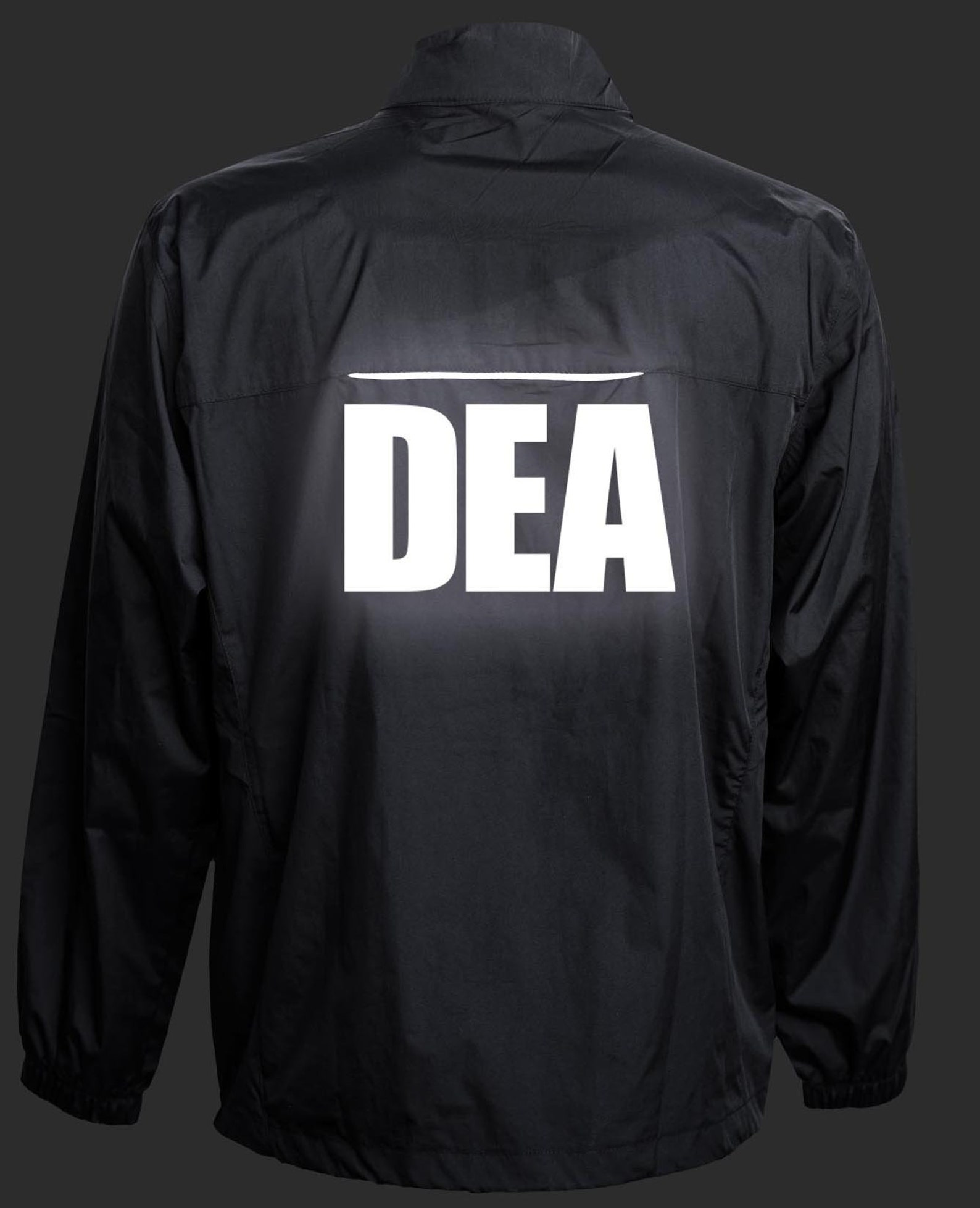 DEA Jacket Windbreaker Reflective Design Drug Enforcement - Etsy