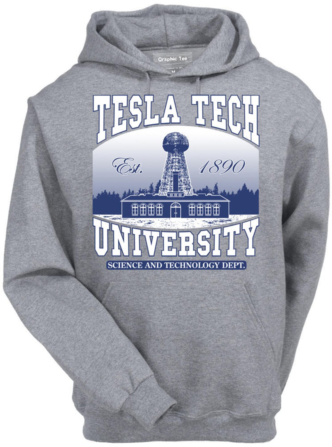 Nikola Tesla Hoodie Tesla Tech University Free Energy - Etsy
