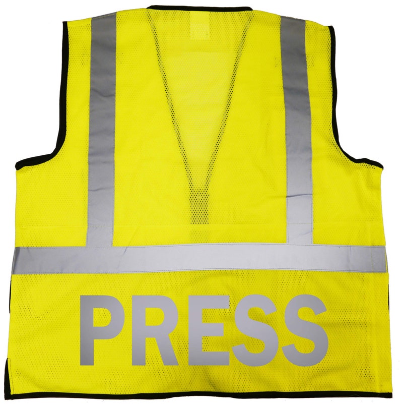 PRESS Survivor Safety Vest News Reporter Vest Journalist - Etsy