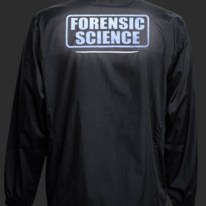 Forensic Science Investigator Jacket, Windbreaker, Reflective Design ...