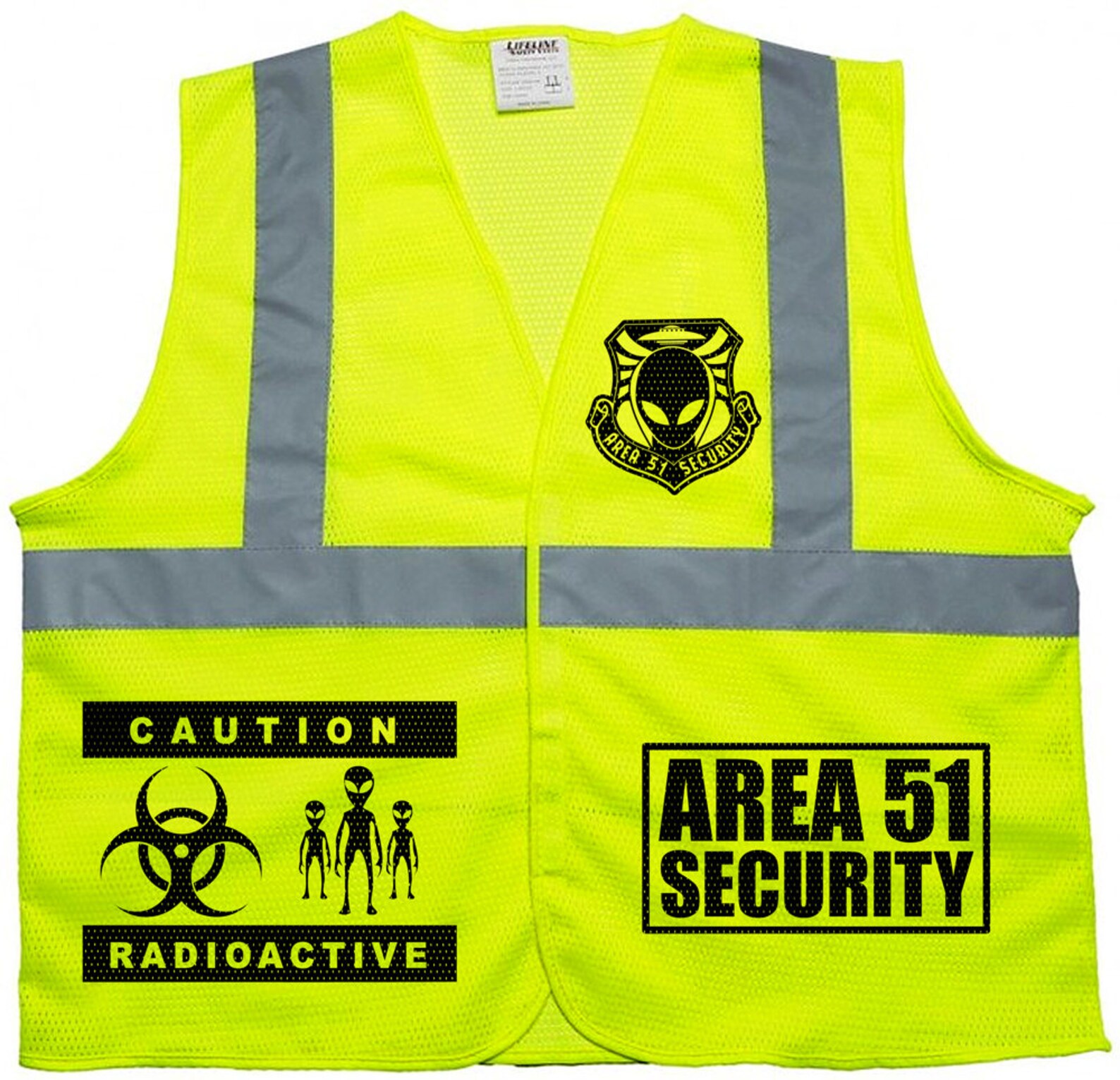 Area 51 Security Vest Alien T Shirt Extraterrestrial UFO | Etsy