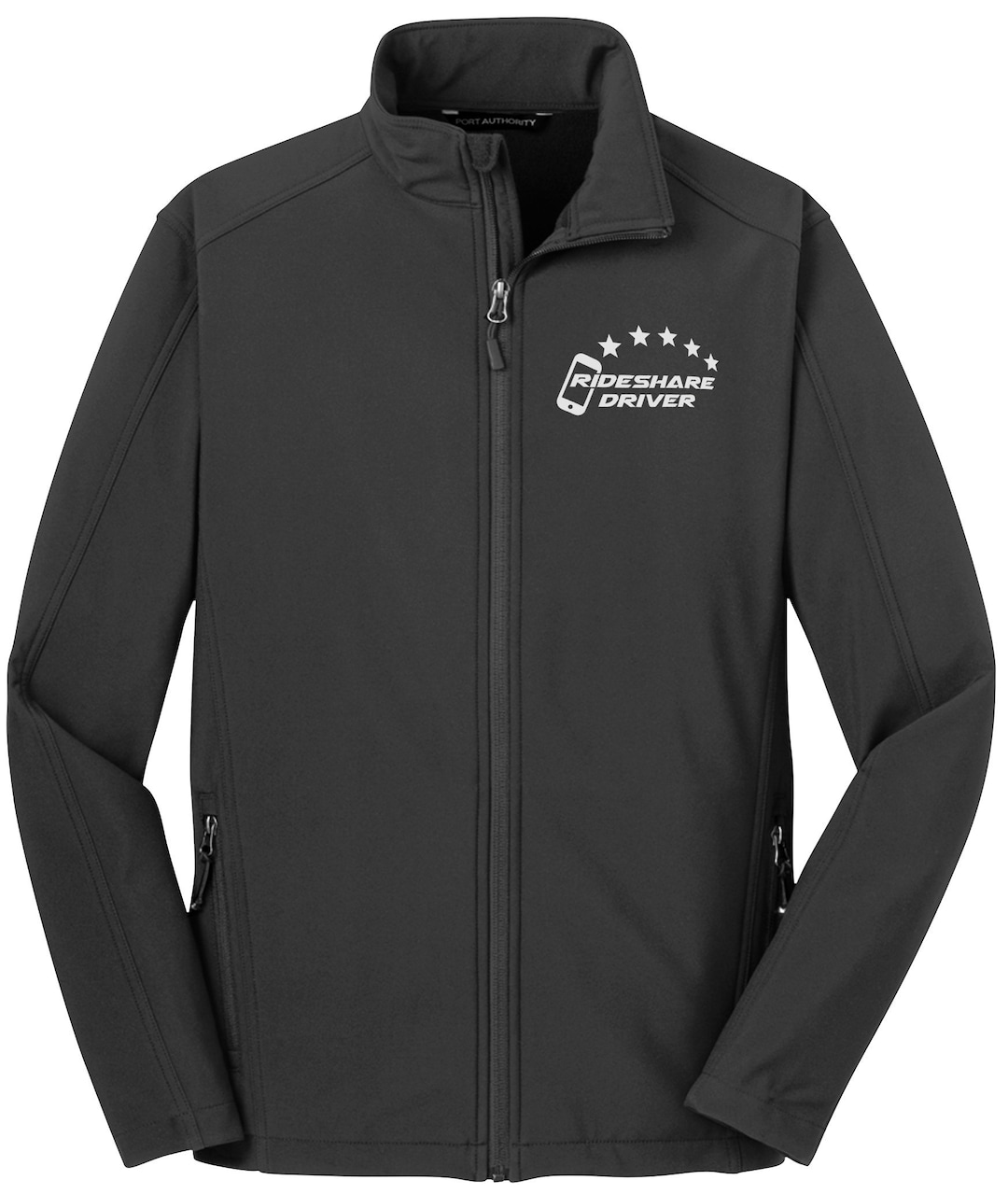 5-star Rideshare Driver HQ Jacket, REFLECTIVE Logo Soft Shell, for Uber ...
