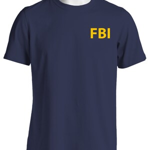 FBI T-shirt Government Agent T-shirt Secret Service Police - Etsy