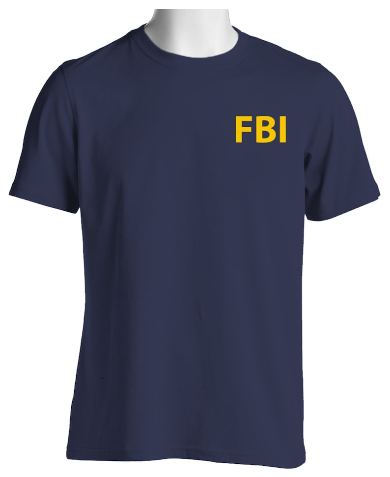 FBI t-shirt government agent t-shirt secret service police | Etsy