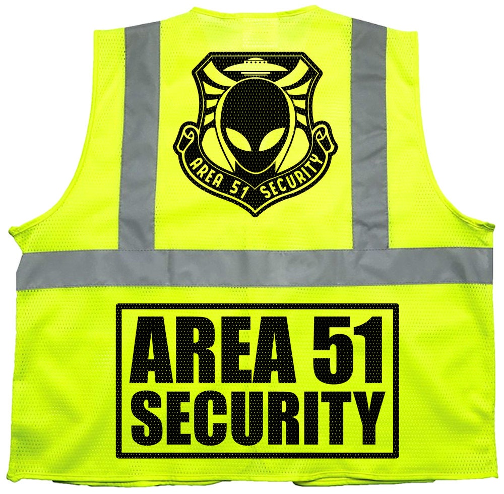 Area 51 Security Vest Alien T Shirt Extraterrestrial UFO - Etsy