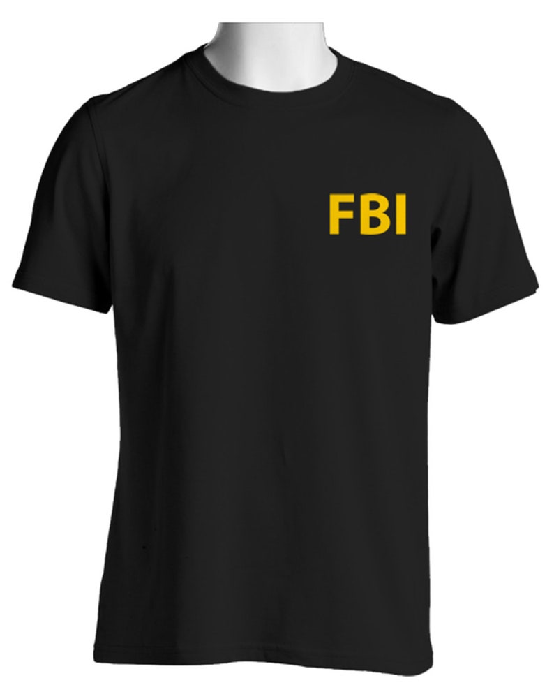 FBI t-shirt government agent t-shirt secret service police | Etsy