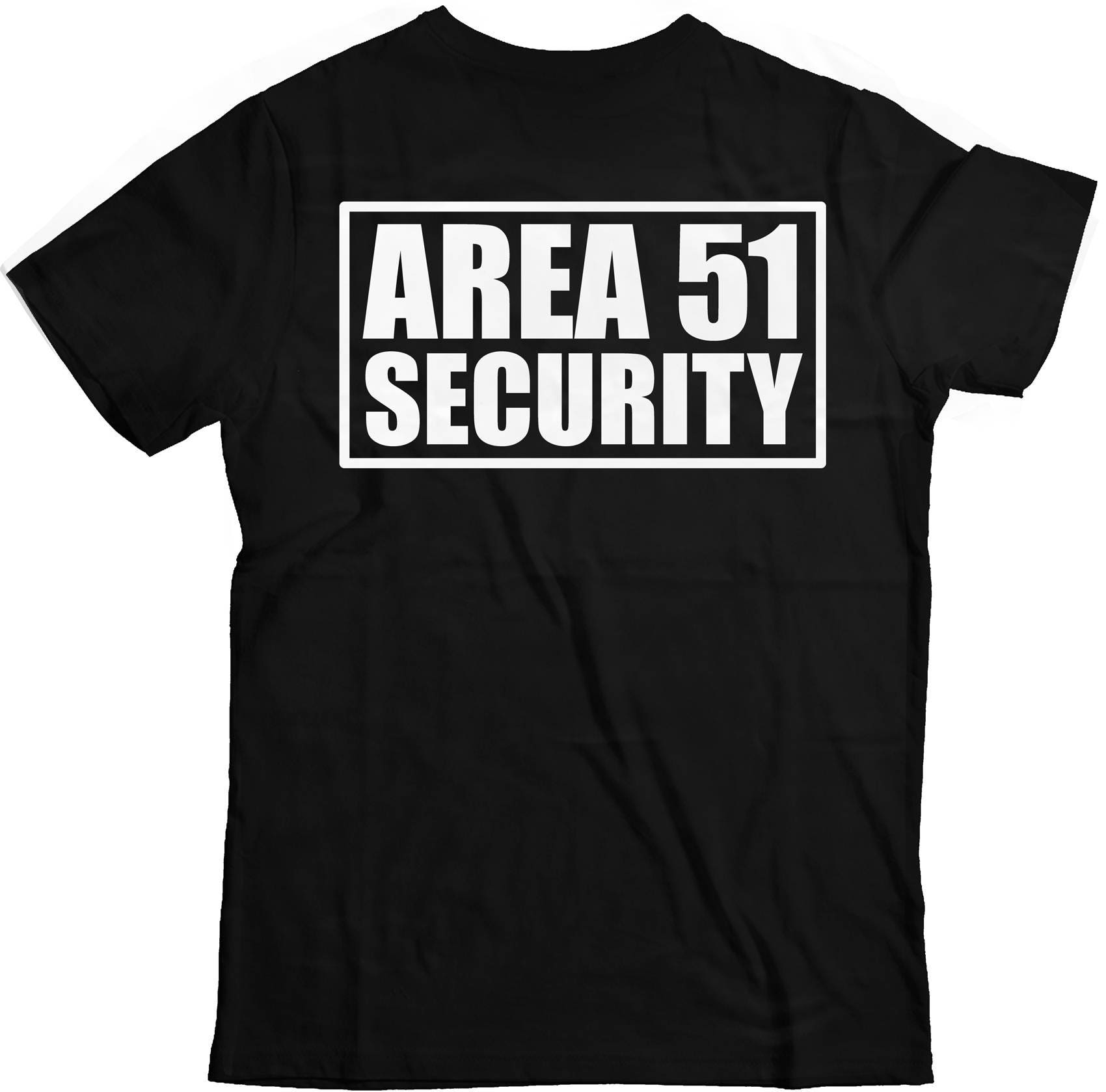 Area 51 t shirt, Area 51 security t-shirt, Extraterrestrial being, UFO ...
