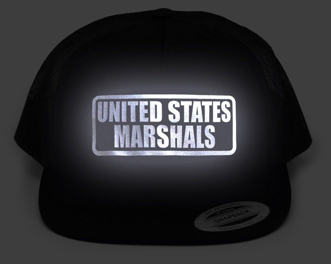 US Marshals Hat United States Marshals Cap Reflective - Etsy Hong Kong