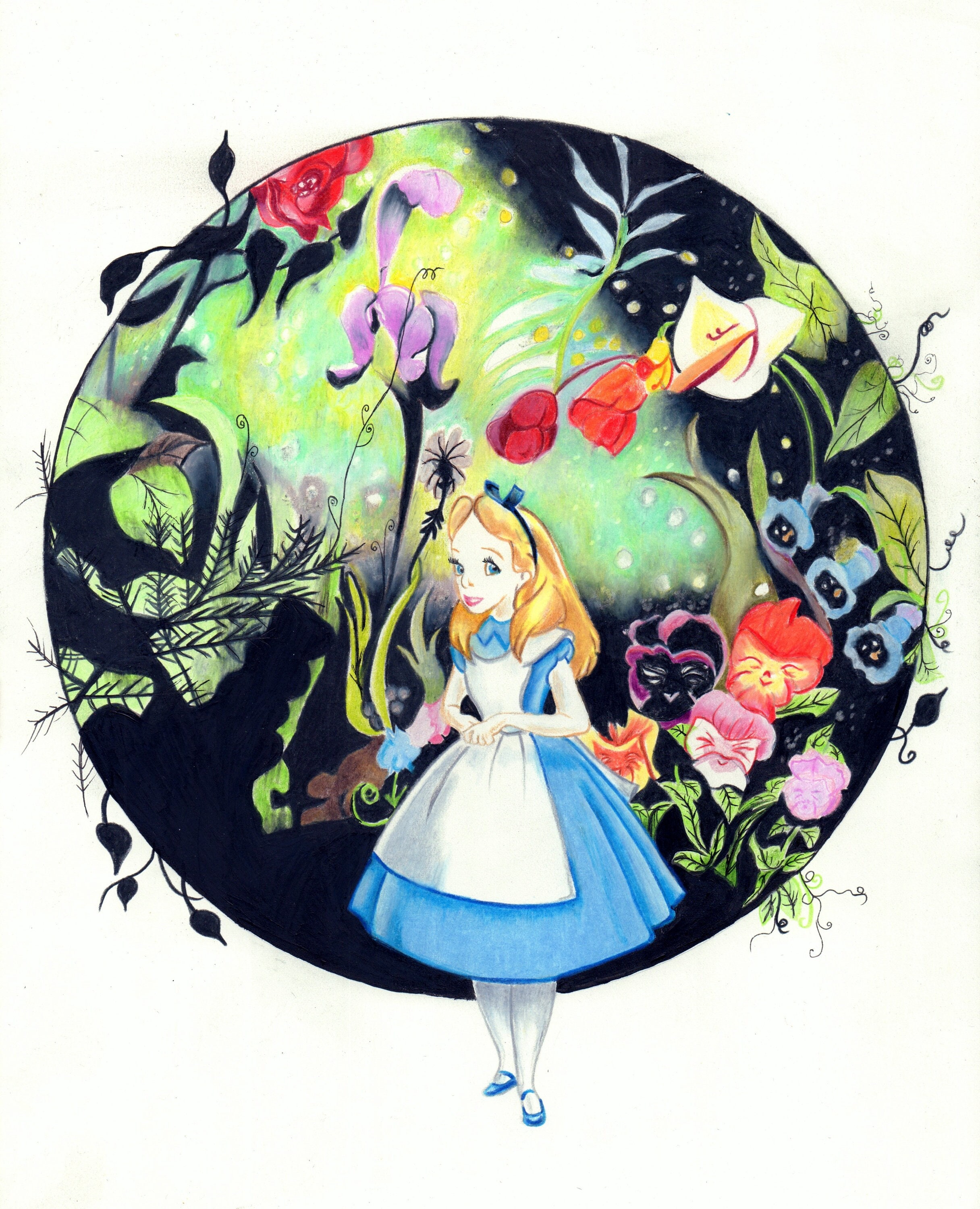Alice in Wonderland Print / Nursery Art / Kids Bedroom / Gifts for Her ...