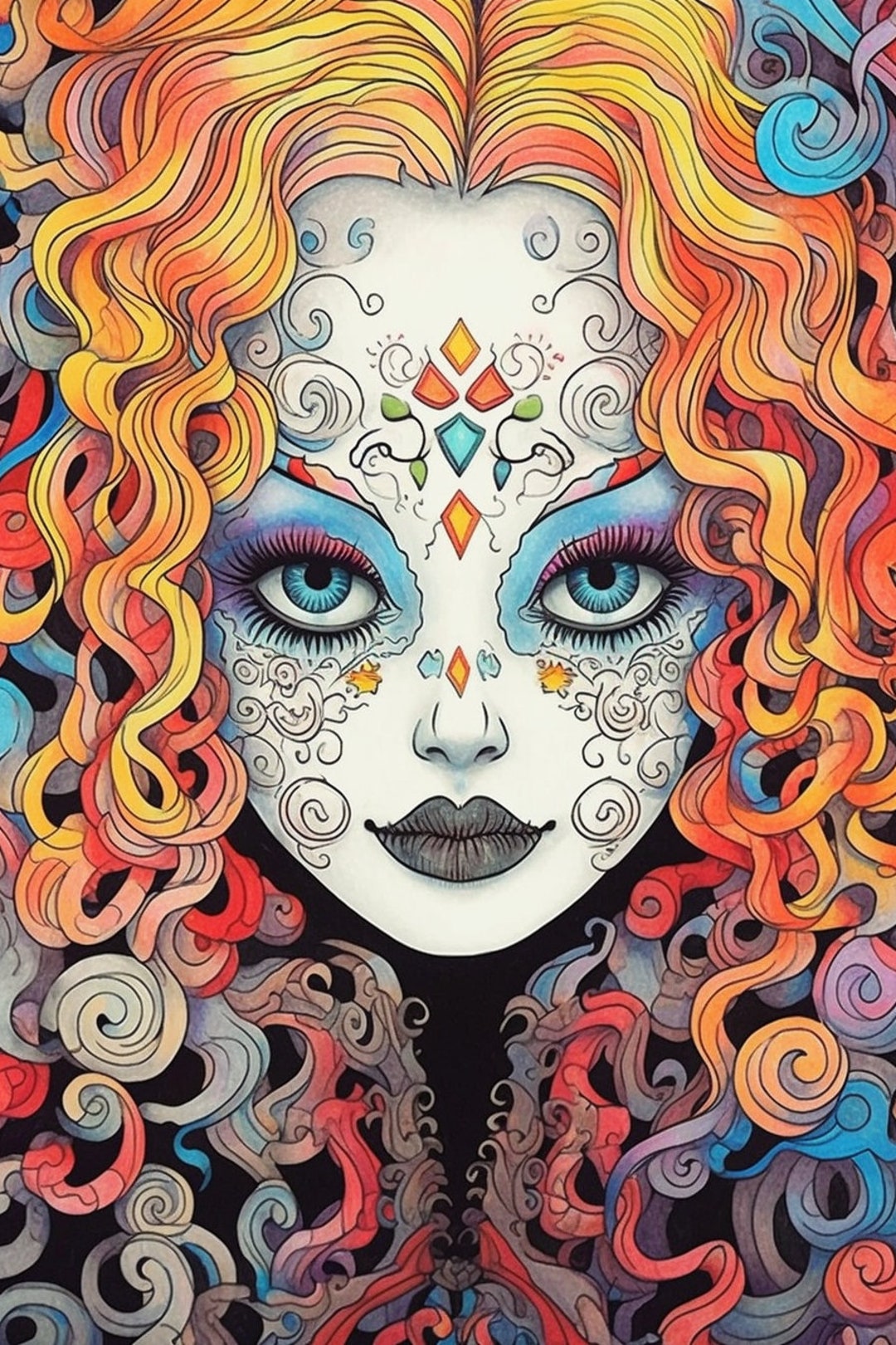 Spooky Shadows Adult Coloring Book: Horror Themes, Creepy Artistic ...