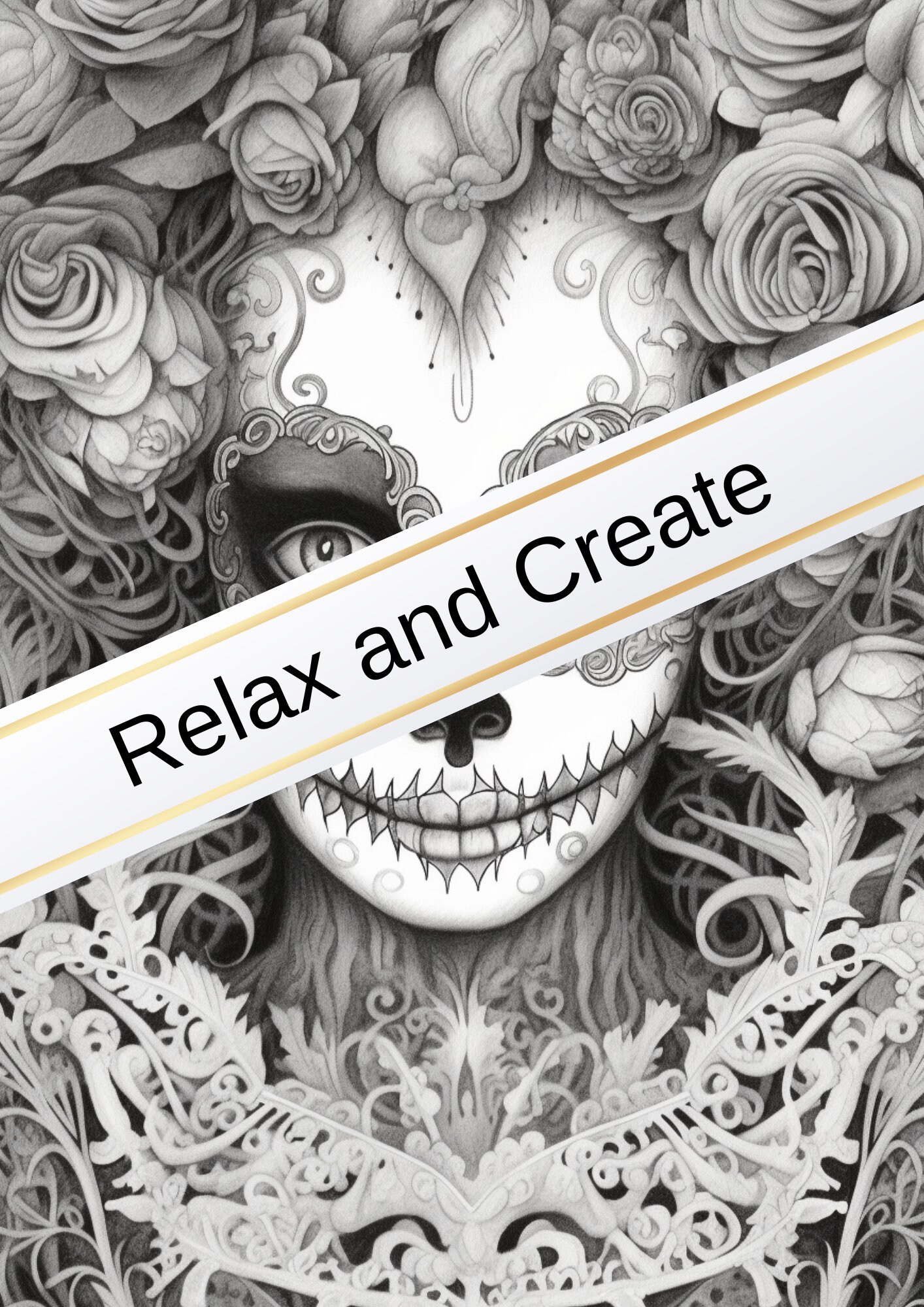 Spine-chilling Horror Adult Coloring Book - 14 Pages of Creepy Art, PDF ...