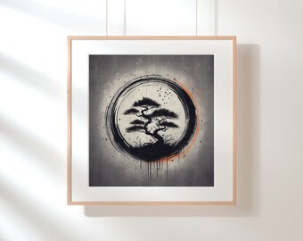 Zen Enso Printable Wall Art Digital Download - Etsy