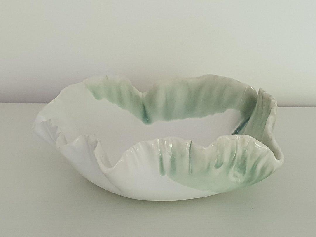 Handmade Wabi-sabi Wave Bowl Flutter Bowl - Etsy