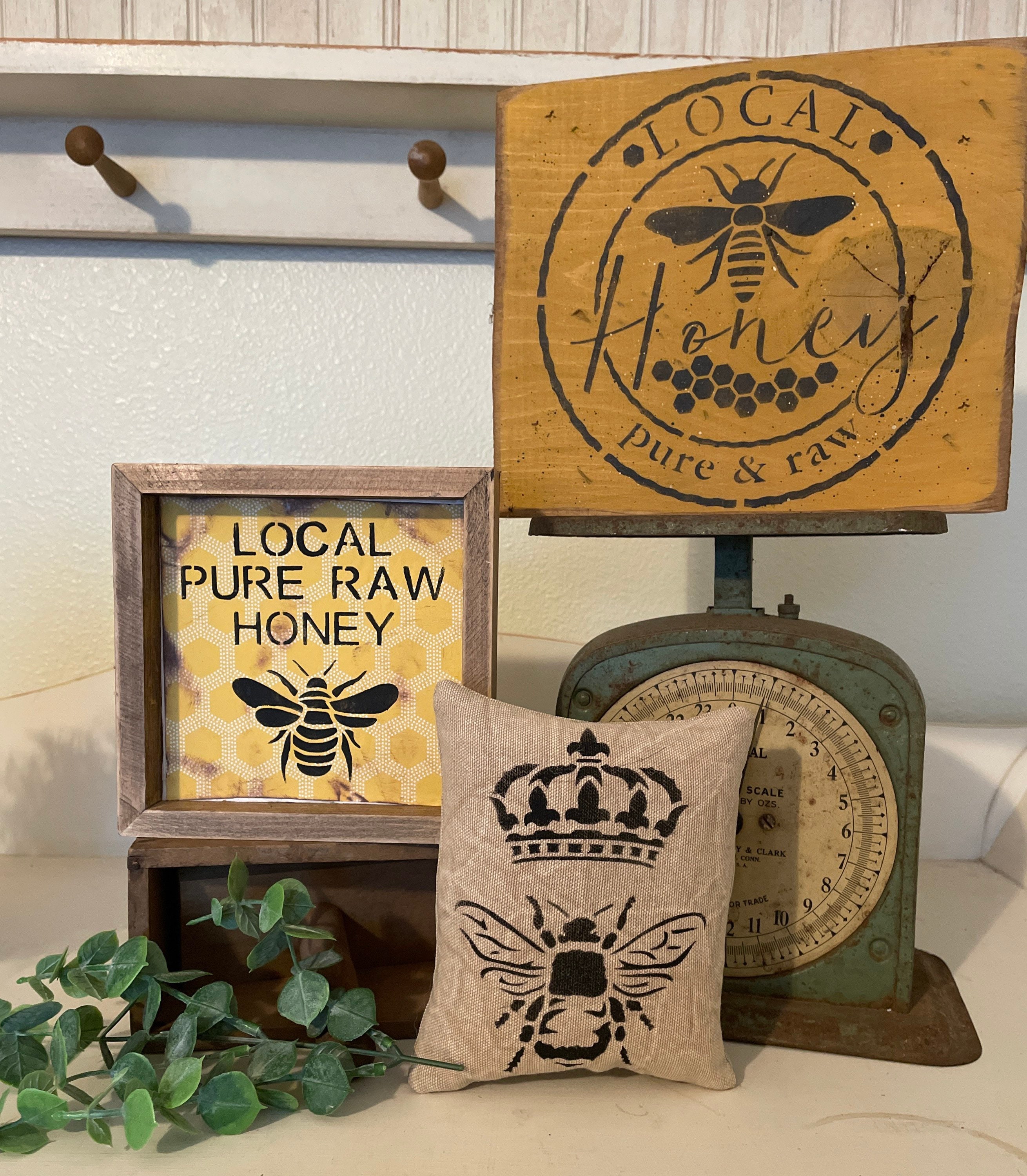 Honey Bee Decor Bee Decor Queen Bee Farmhouse Bee Decor | Etsy