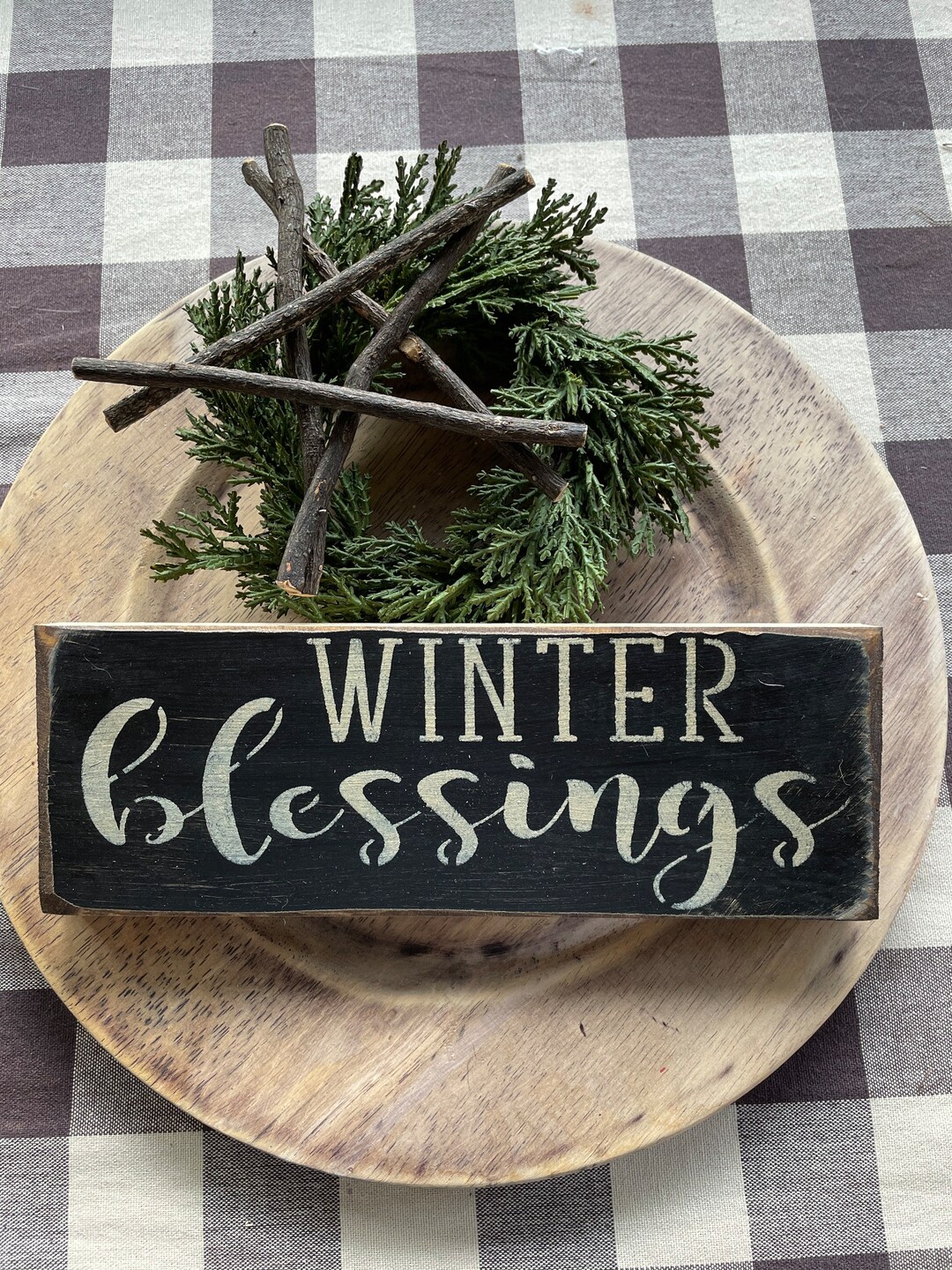 Winter Sign, Christmas Decor, Old Man Winter, Snow Sign, Winter ...