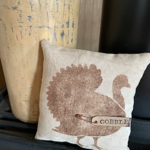 Turkey Decoration, Thanksgiving Decor, Turkey Pillow Tuck, Primitive ...