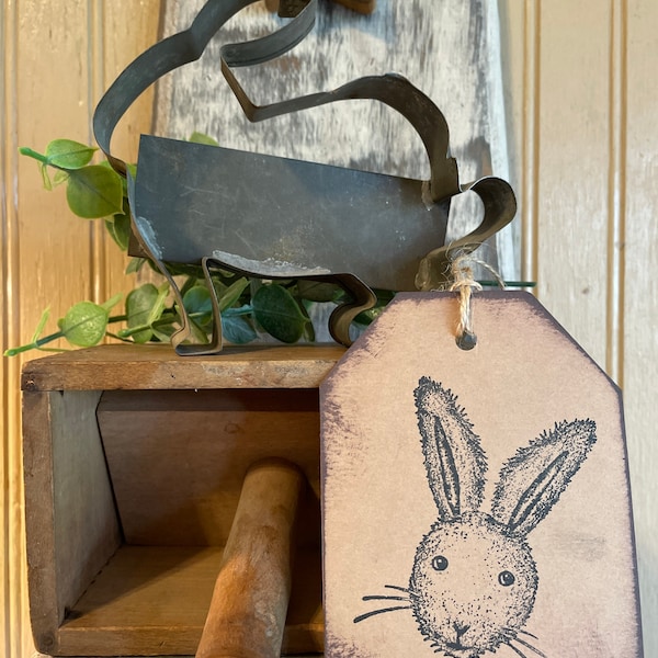 Primitive Tags - Etsy