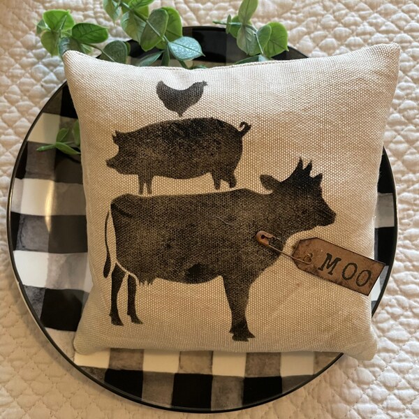 Primitive Pillow - Etsy