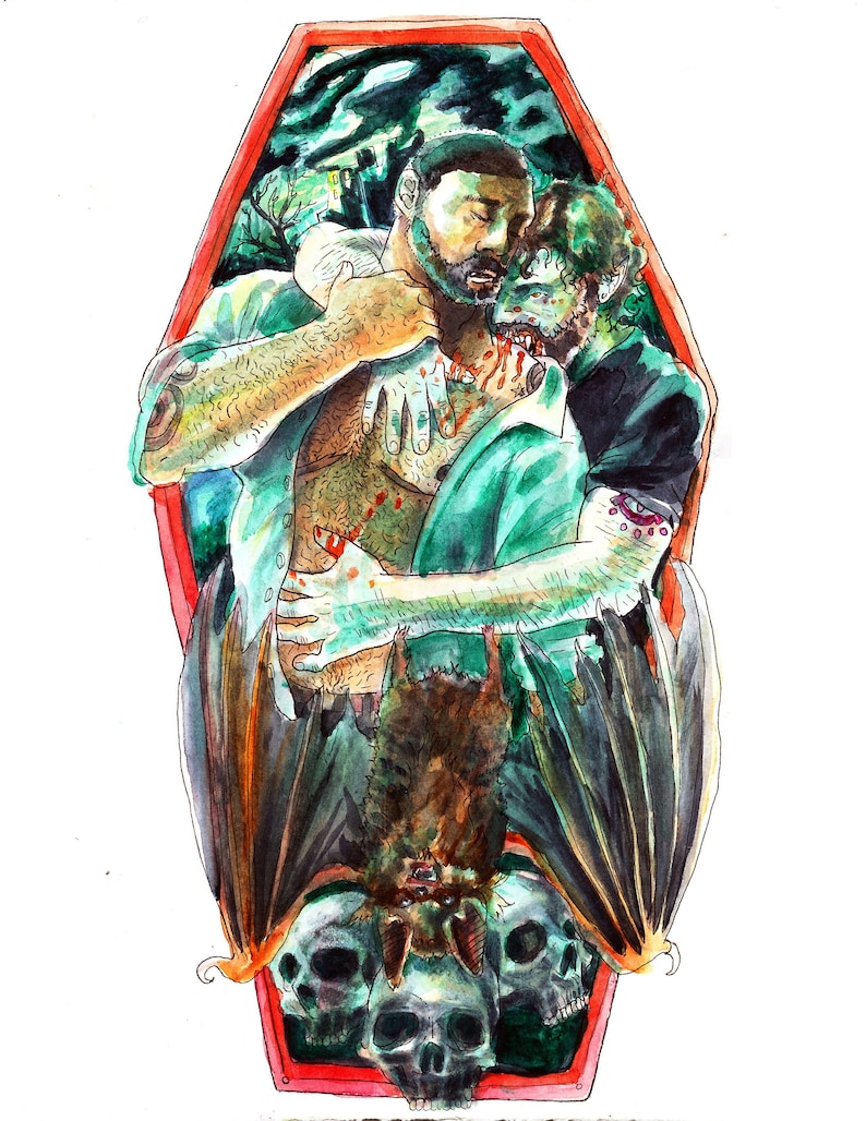 Vampires . Gay Art, Queer, Lgbtq, Nancran - Etsy