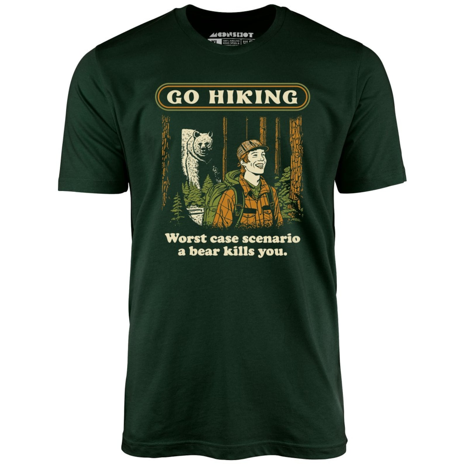 Go Hiking Unisex T-shirt Funny Outdoors Tee - Etsy