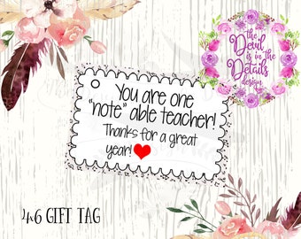 Teacher Appreciation EOY Christmas Gift Tag I Want to | Etsy
