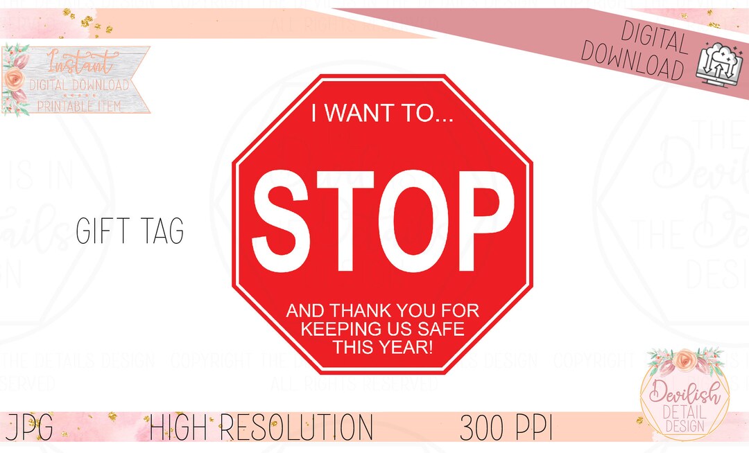 Teacher Appreciation - EOY - Christmas- Gift Tag (I Want to STOP and ...