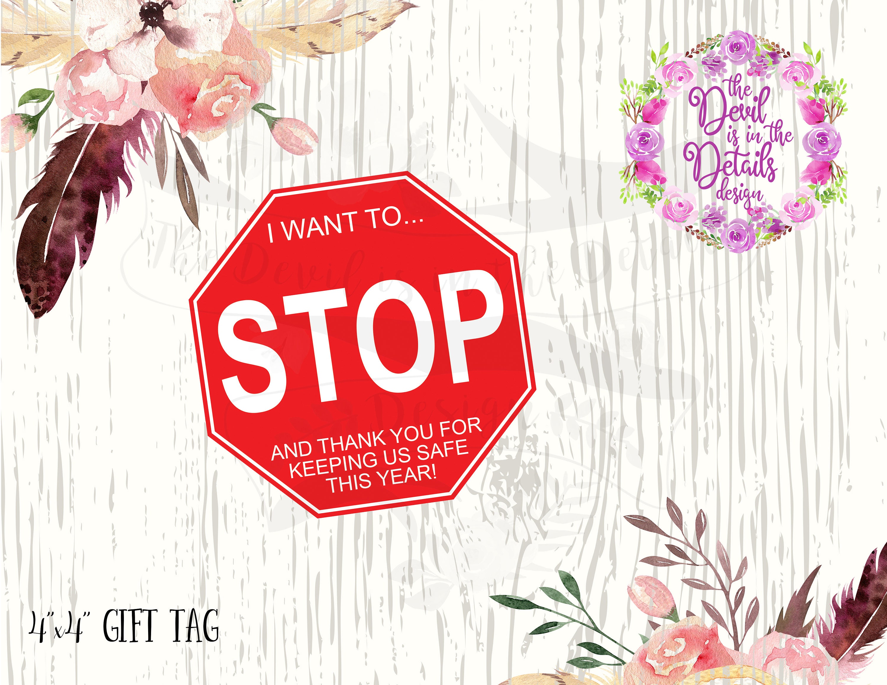 Teacher Appreciation EOY Christmas Gift Tag I Want to | Etsy