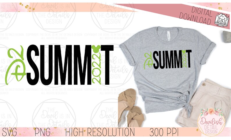 D2 Summit Typography Happy Mouse World SVG PNG Vector Files - Etsy