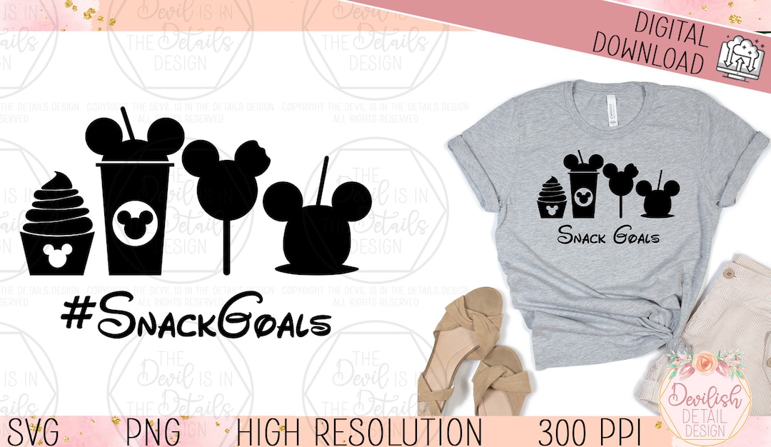 Hashtag Snackgoals - SVG PNG, Vector Files - Cuttable Cricut Silhouette ...