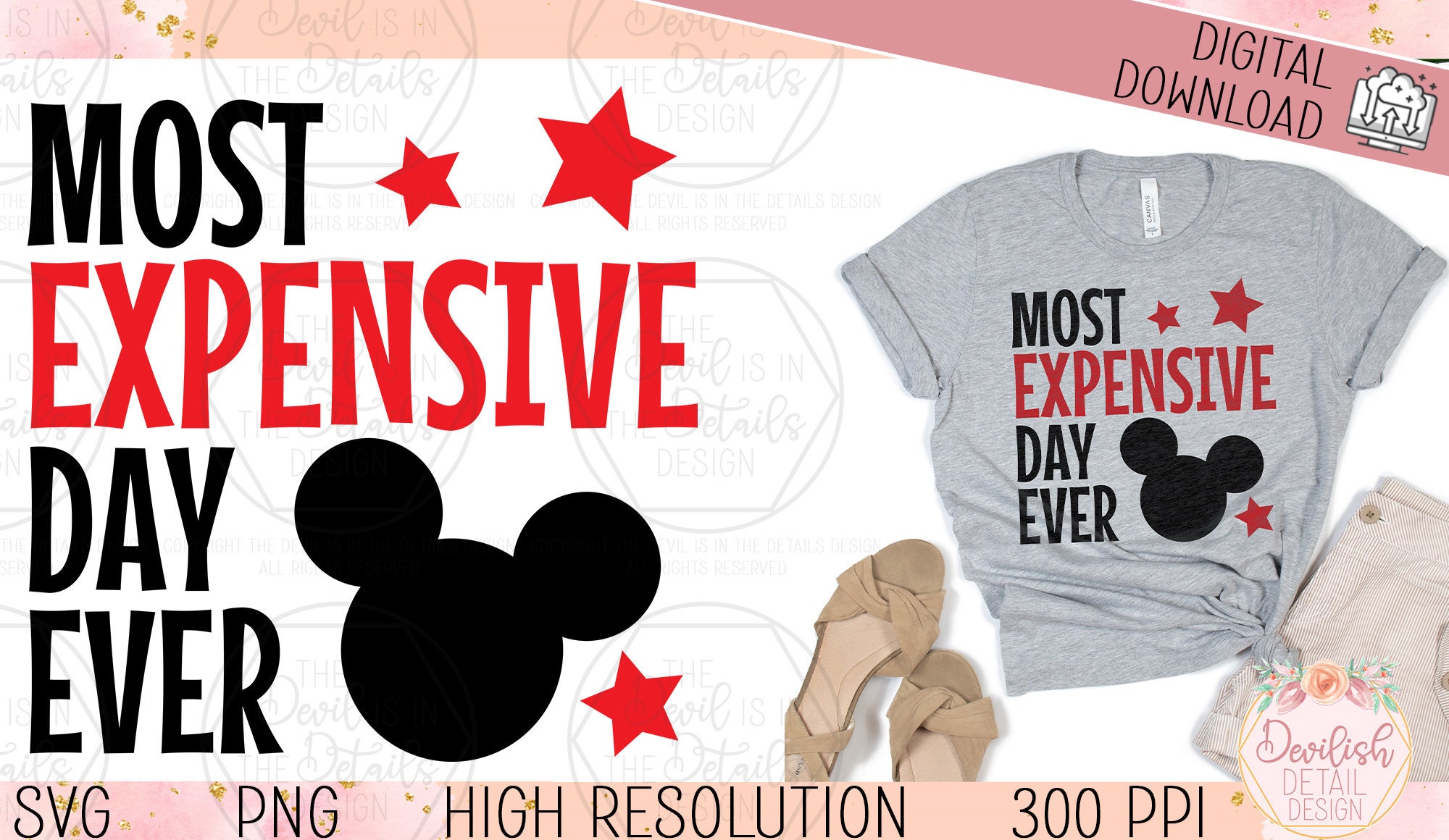 Most Expensive Day Ever - SVG PNG, Vector Files - Cricut Silhouette ...