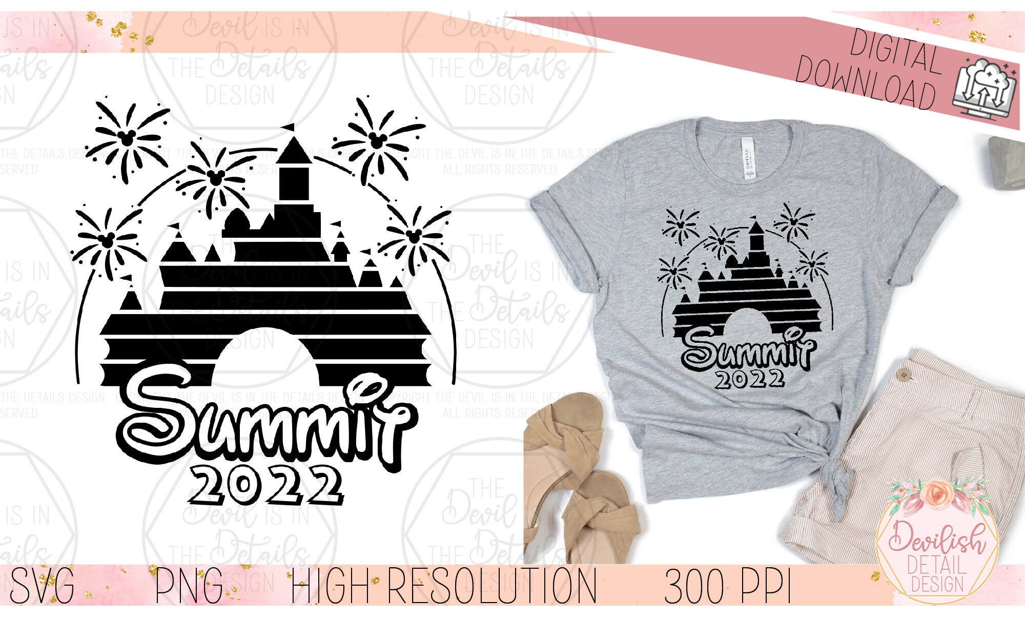 Summit Castle Mouse World Inspired Summit SVG PNG Vector | Etsy