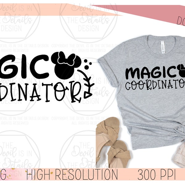 Magic Coordinator Svg - Etsy