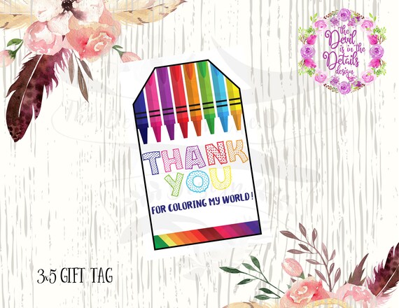 Teacher Appreciation EOY Christmas Gift Tag Thank You | Etsy