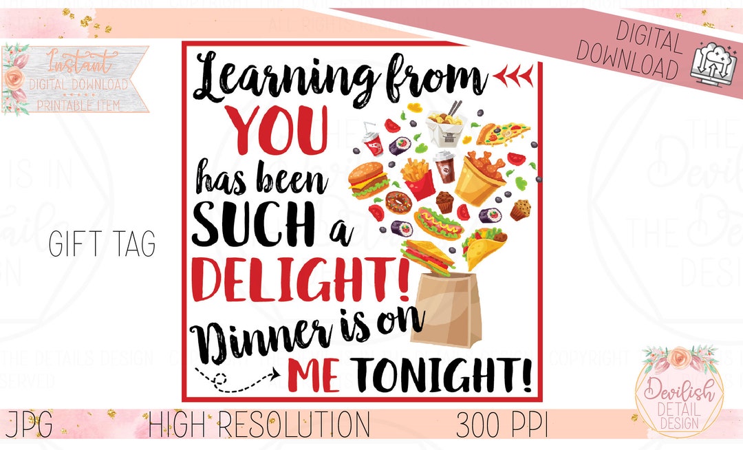 Teacher Appreciation - EOY - Christmas - Gift Tag (learning From You ...