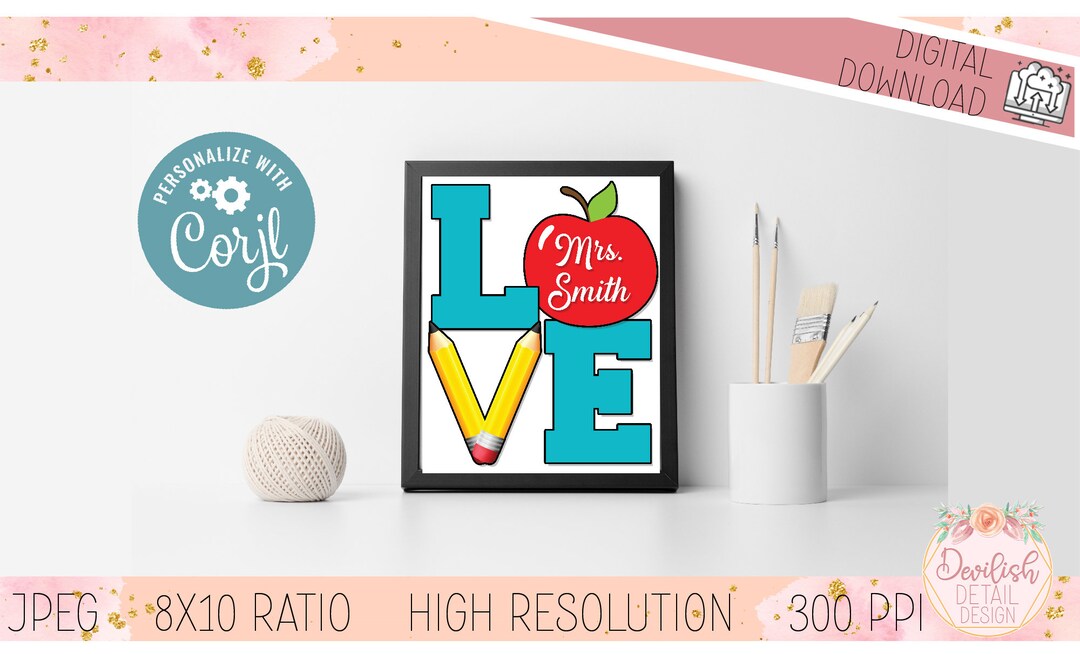 Teacher Appreciation Gift - End of the Year - DIY - EDITABLE Printable ...