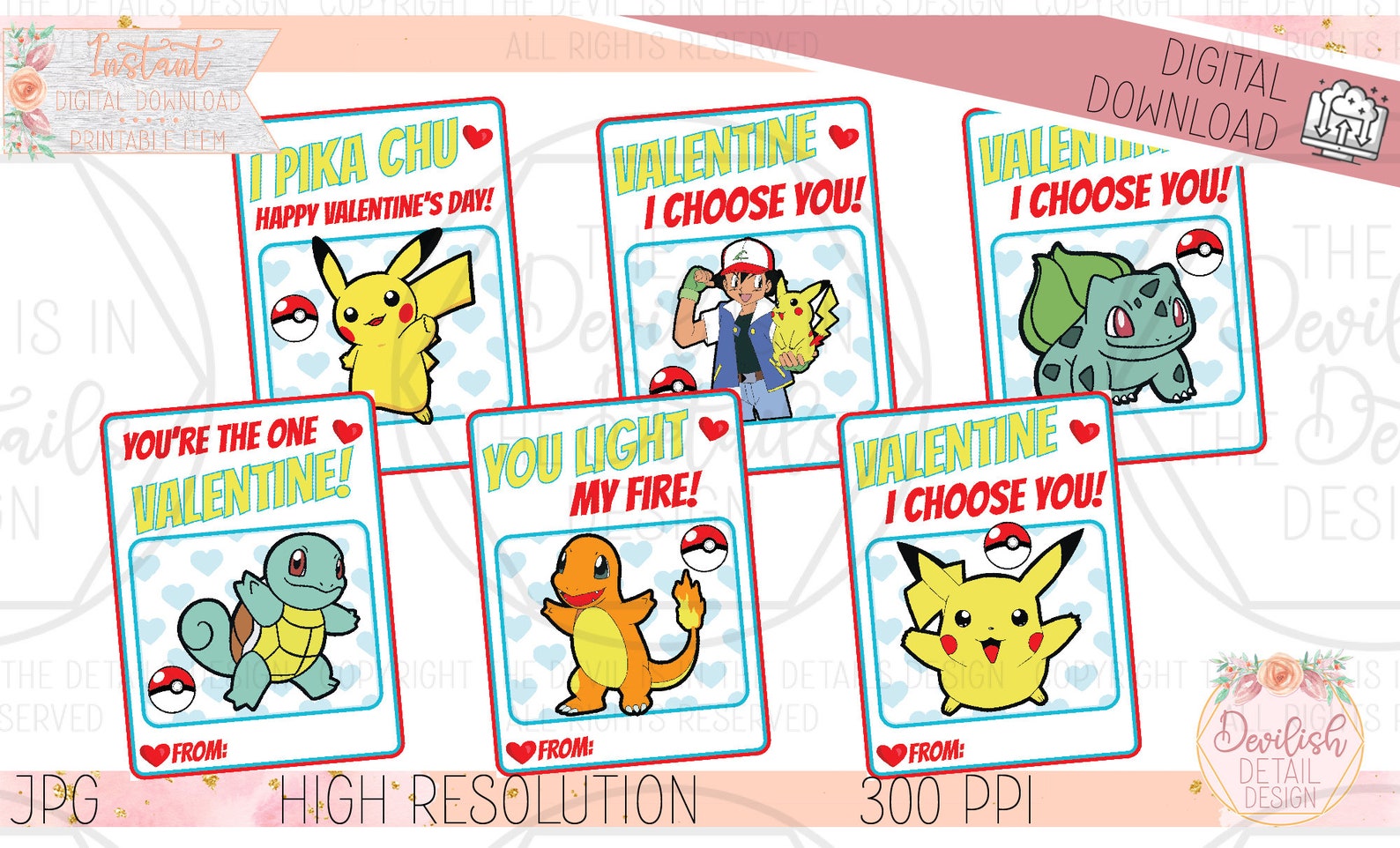 Creature Capture Video Game Kid's Valentine's Day Cards - Digital ...