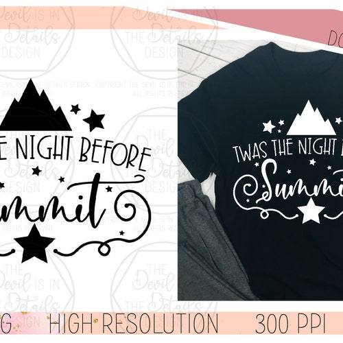 Twas the Night Before D2 Summit SVG PNG Vector Files | Etsy