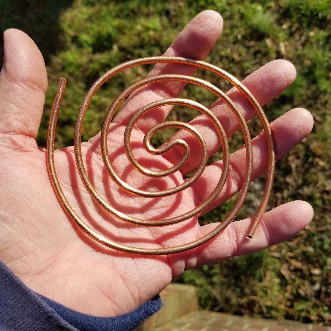 4.5 Inch 8 Gauge Lost Cubit Coil - Etsy