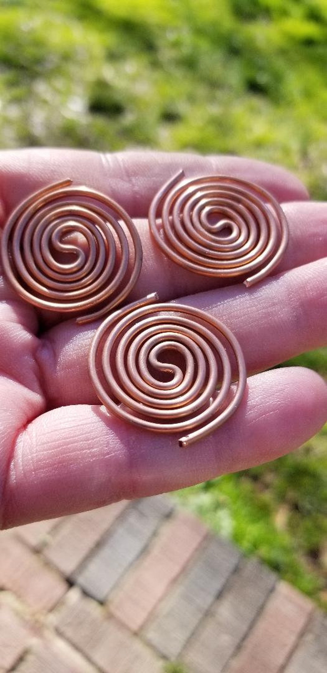 6 Medium Copper Coils for Orgone Creations - Etsy
