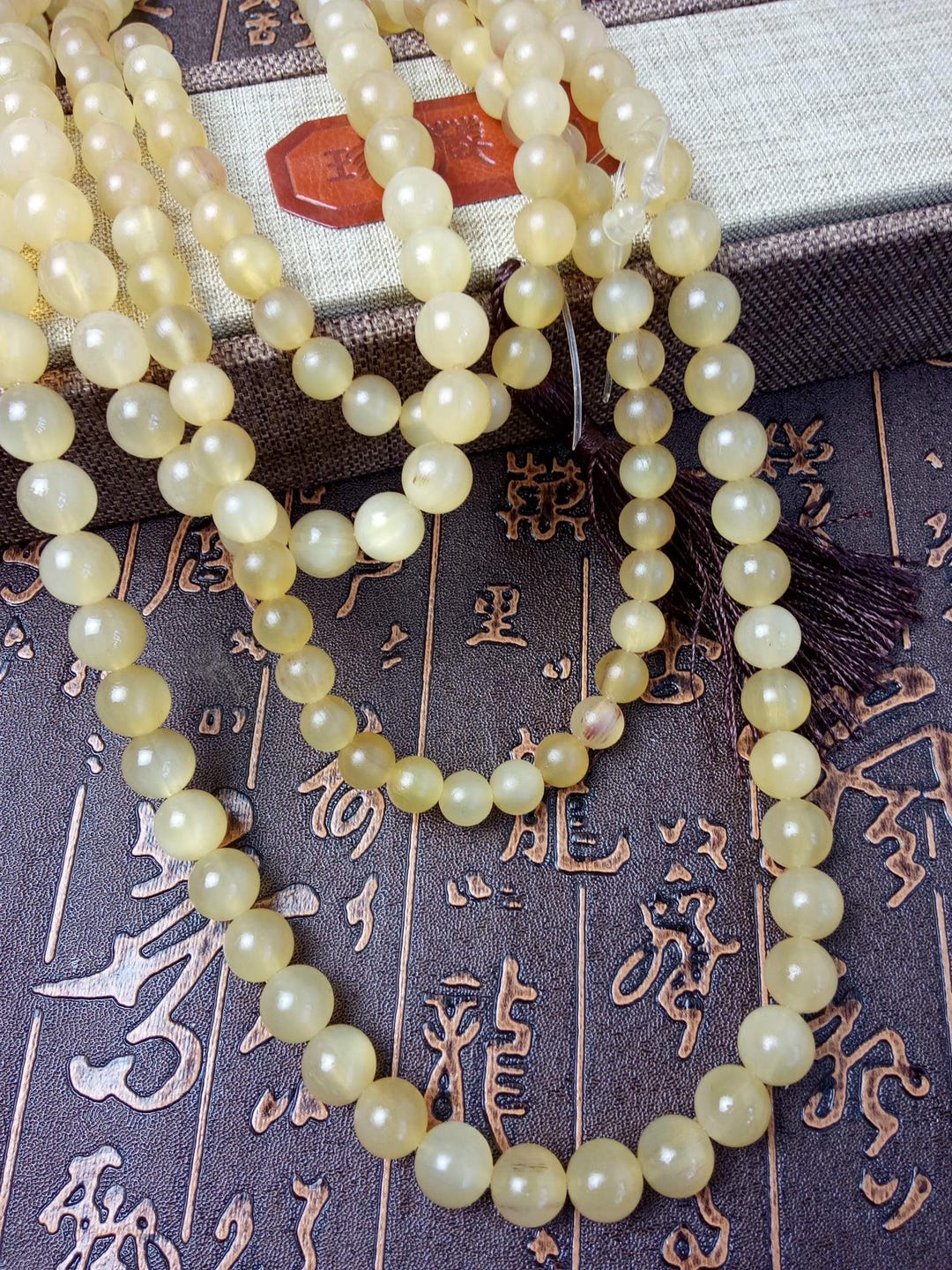 8-12mm 108 Horn Beads,sheep Horn Buddha Beads,prayer Beads,counters ...