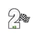 Race Track Number 2 Applique Machine Embroidery Design (perfect for ...