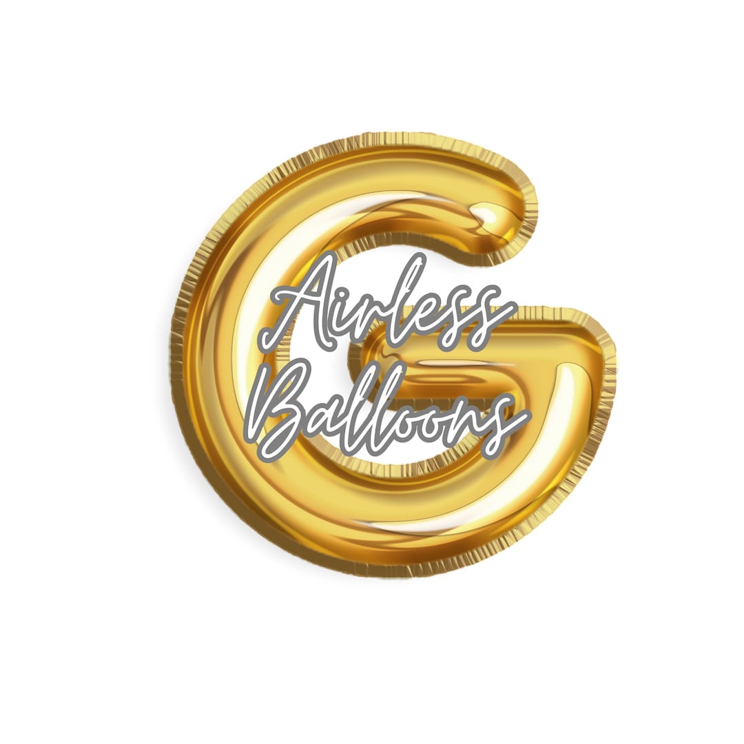 Good Luck Airless Balloon in Gold Foil Printable, Eco-friendly ...
