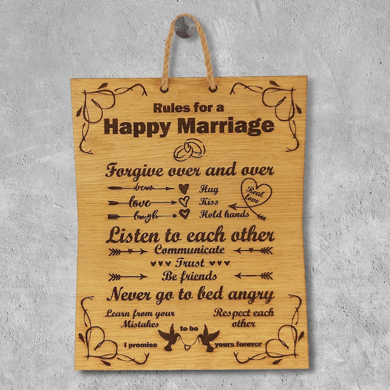 Marriage Rules - Etsy