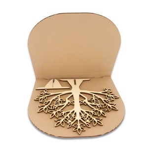 Rustic Wooden Jewelry Tree Stand - Elegant Earrings Holder - Etsy