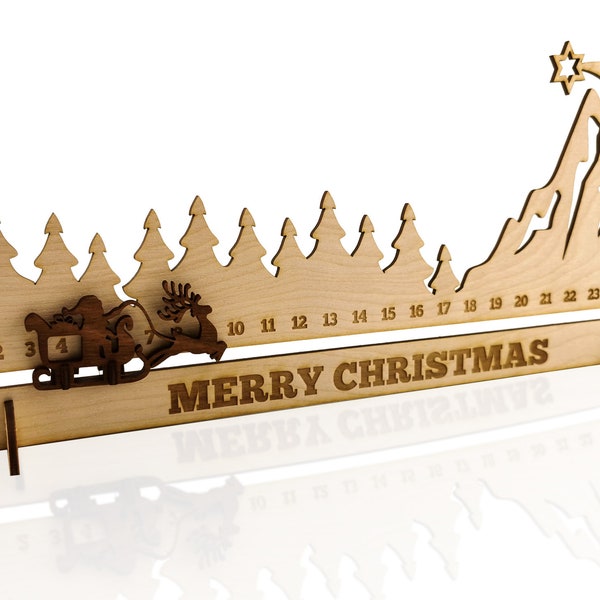Laser Cut Advent Calendar - Etsy New Zealand