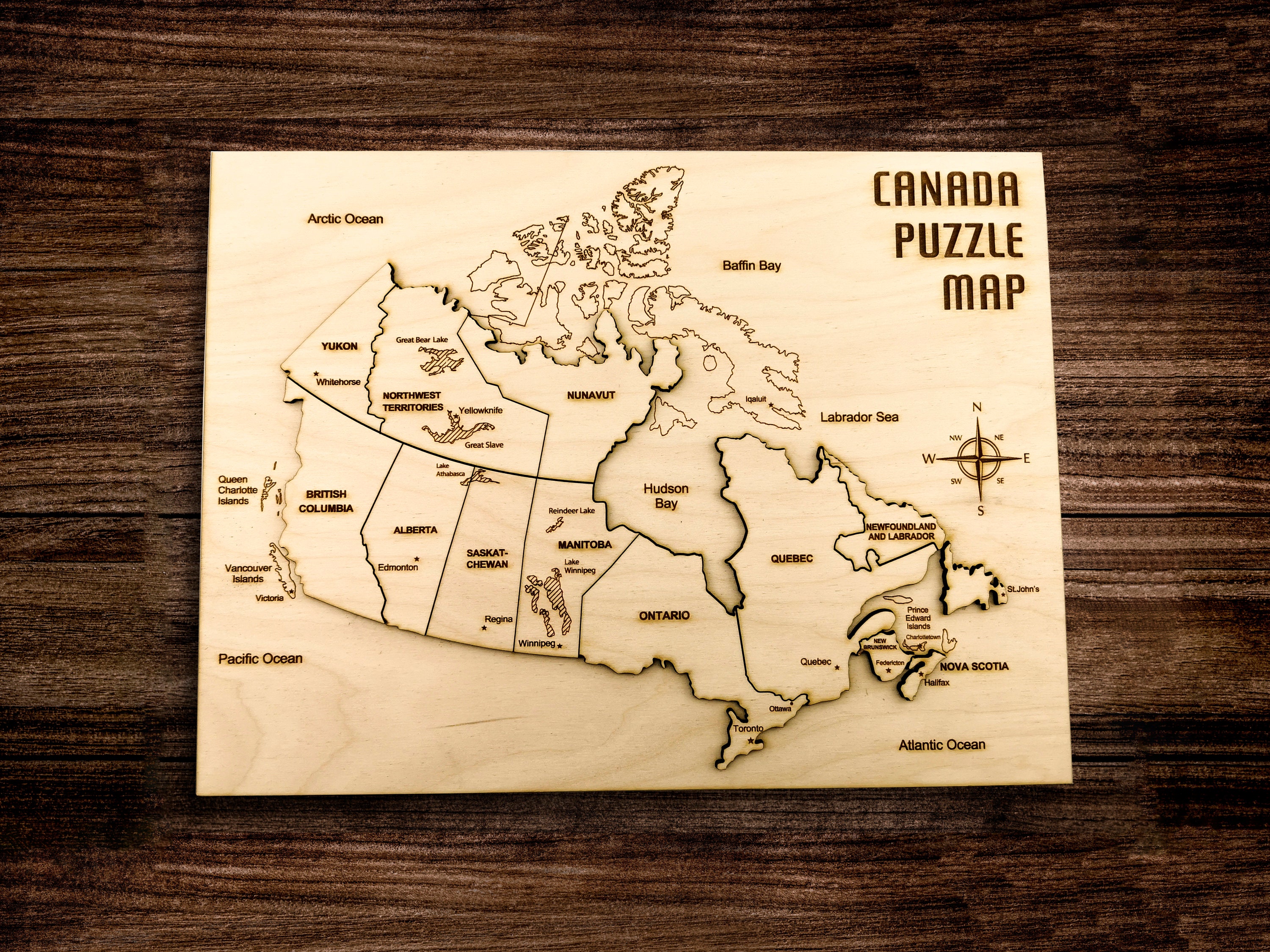 Simple Map Of Canada For Kids